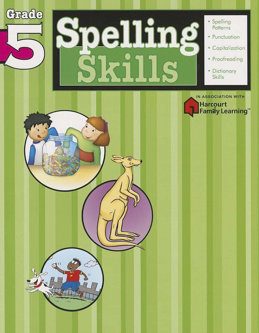 Mua Spelling Skills: Grade 5 (Flash Kids Harcourt Family Learning) trên ...