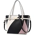 Amazon.com: Nevenka Top Handle Handbags for Ladies PU Leather Tote ...