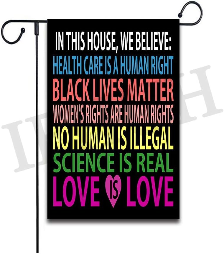 Amazon.com : in This House We Believe Yard Sign Woman's Rights Human ...