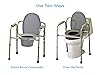 NOVA Medical Products Folding Commode, Over Toilet and Bedside Commode ...