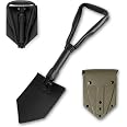 Amazon.com : 2 Piece Military Grade Entrenching Tool Set – Tri Fold ...