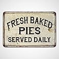 Amazon.com: Fresh Baked Pies Sign Bakery Signs Kitchen Baker Moms Decor ...