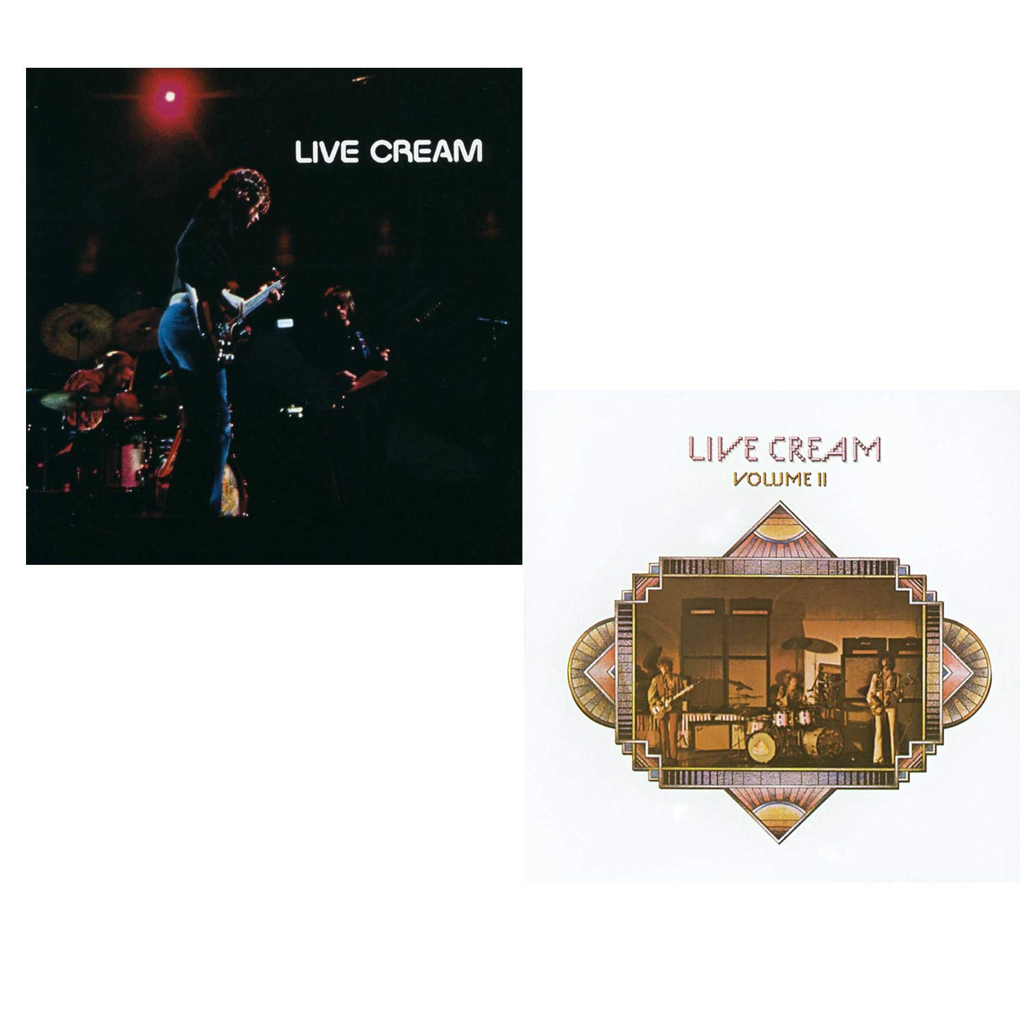 Cream - Live Cream Vol.I and Vol.II - Cream Live 2 CD Album Bundling ...