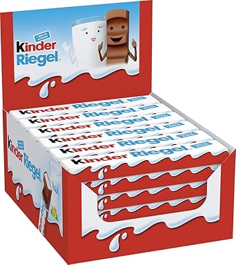 Kinder Chocolate medium bars (box of 36 single bars x 21g): Amazon.co ...