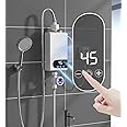 Instant Wall Mounted Electric Water Heater for Bathroom & Kitchen - LCD ...