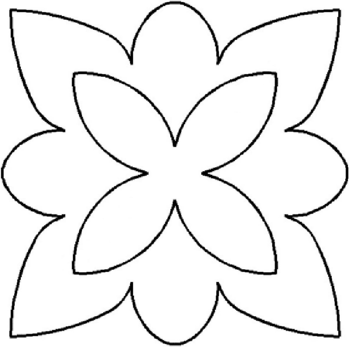 Amazon.com: 3.75" Flower Quilting Stencil
