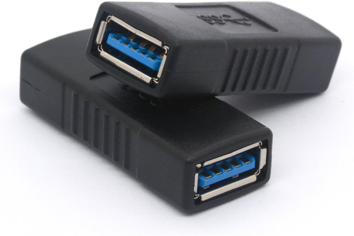 USB 3.0 Adapter USB Type A Coupler Female to Female Bridge Extension Connector Gender Changer ...