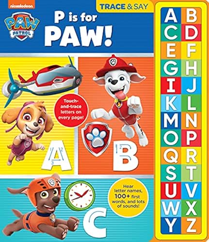 PAW Patrol Chase, Skye, Marshall, and More! - Trace and Say 26-Button ...