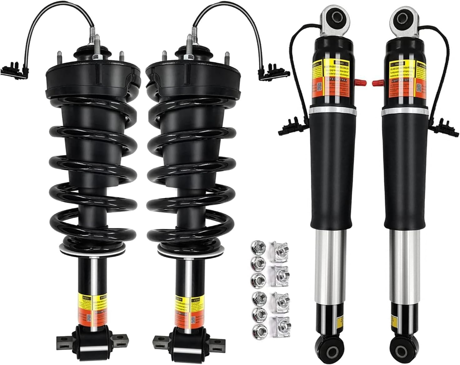LUFT MEISTAR 84176631 84176675 4PCS Front & Rear Shocks Struts Assembly ...