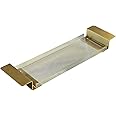 Amazon.com: Acrylic Bathtub Tray Caddy Non-Slip Bath Tub Tray Table with Gold Brushed Handles ...