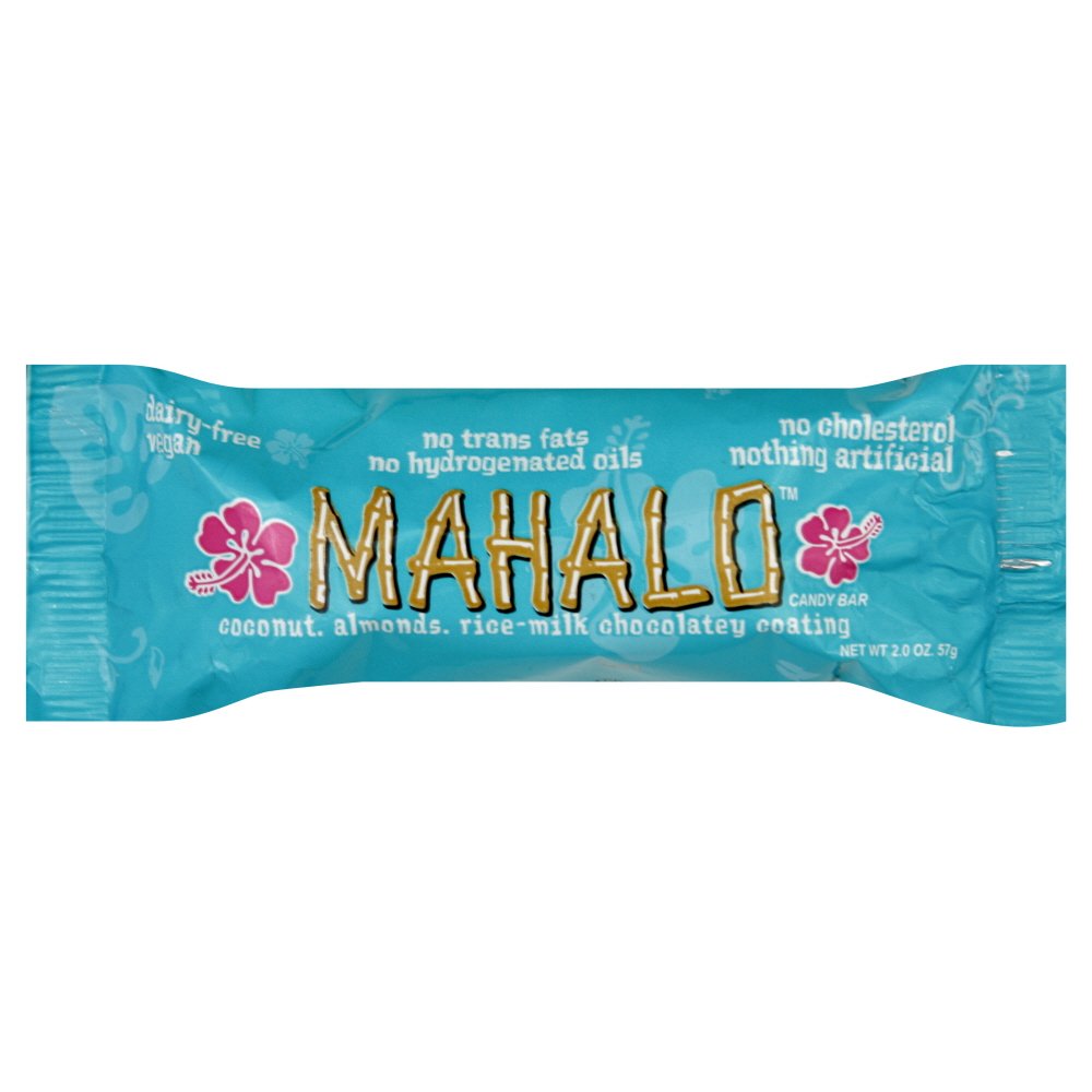Amazon.com : Go Max Go, Bar Candy Mahalo Vegan, 2 Ounce : Go Max Go ...