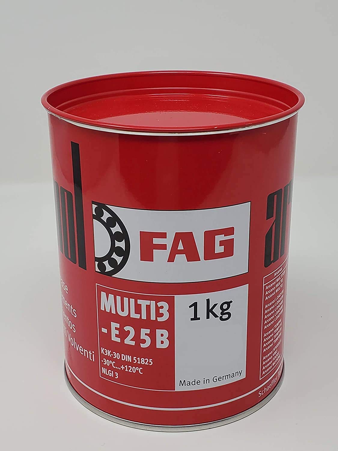 FAG MULTI3 - Extreme Low Temperature Grease E25B Arcanol Grease (-30°C.+120°C/ -22°F.+248°F ...