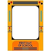 Amazon.com: SWYOUN Black First Day of School Back to school Party Photo ...
