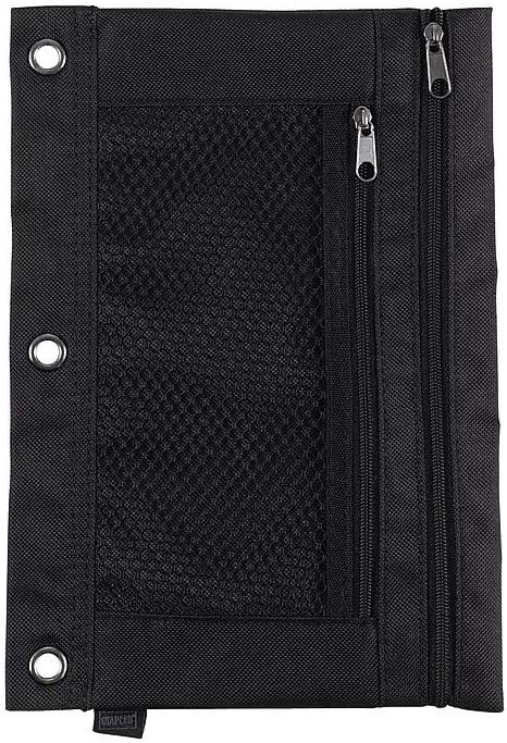 Staples 3-Ring Pencil Pouch, Black: Amazon.ca: Office Products