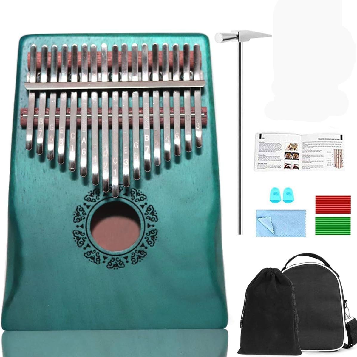 Kalimba 17 Keys – Kalimba Kit Thumb Piano Finger Piano for Beginners ...