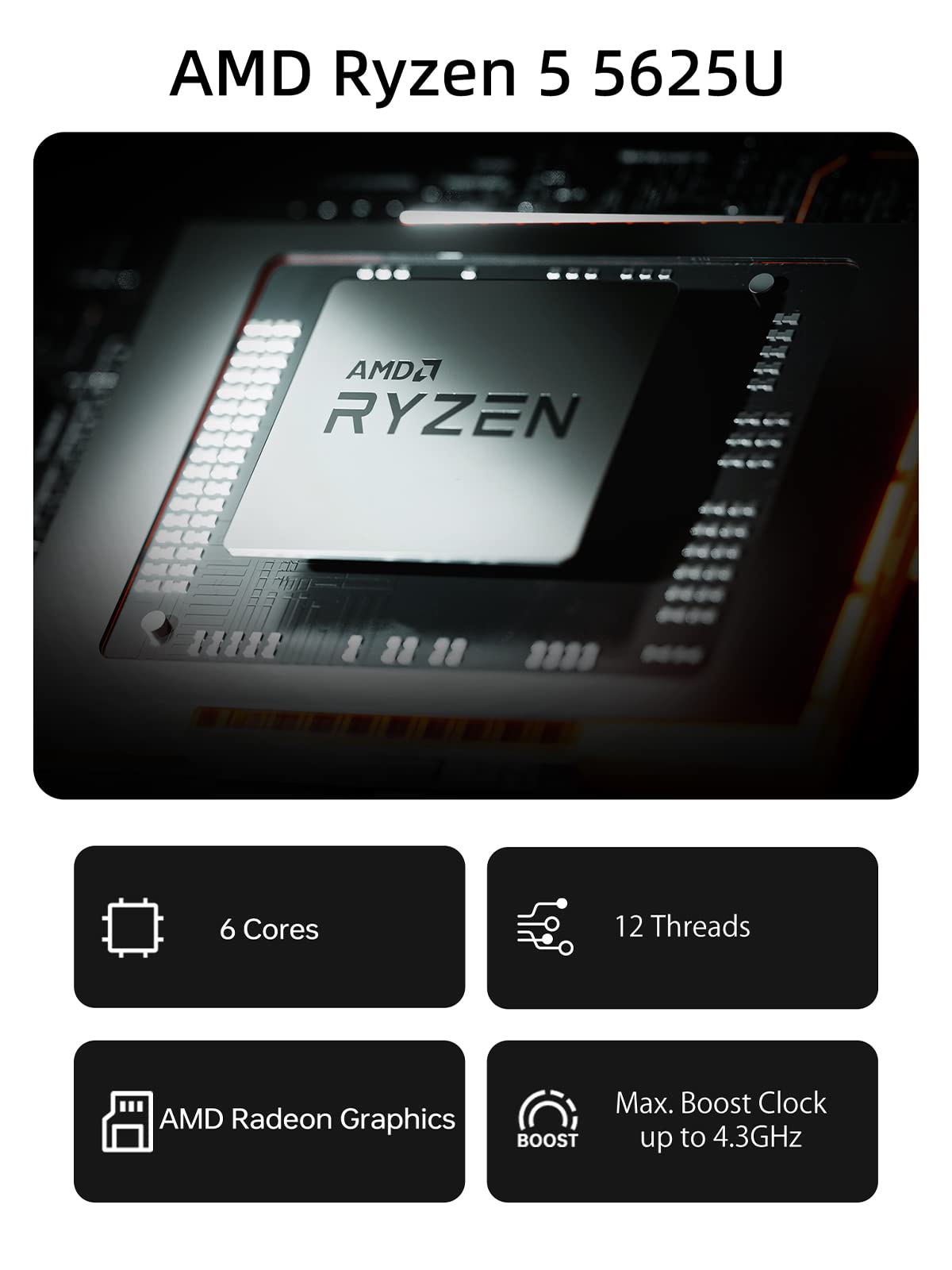 Mua MINISFORUM MC560 Mini PC AMD Ryzen 5 5625U 6C/12T Office Desktop ...