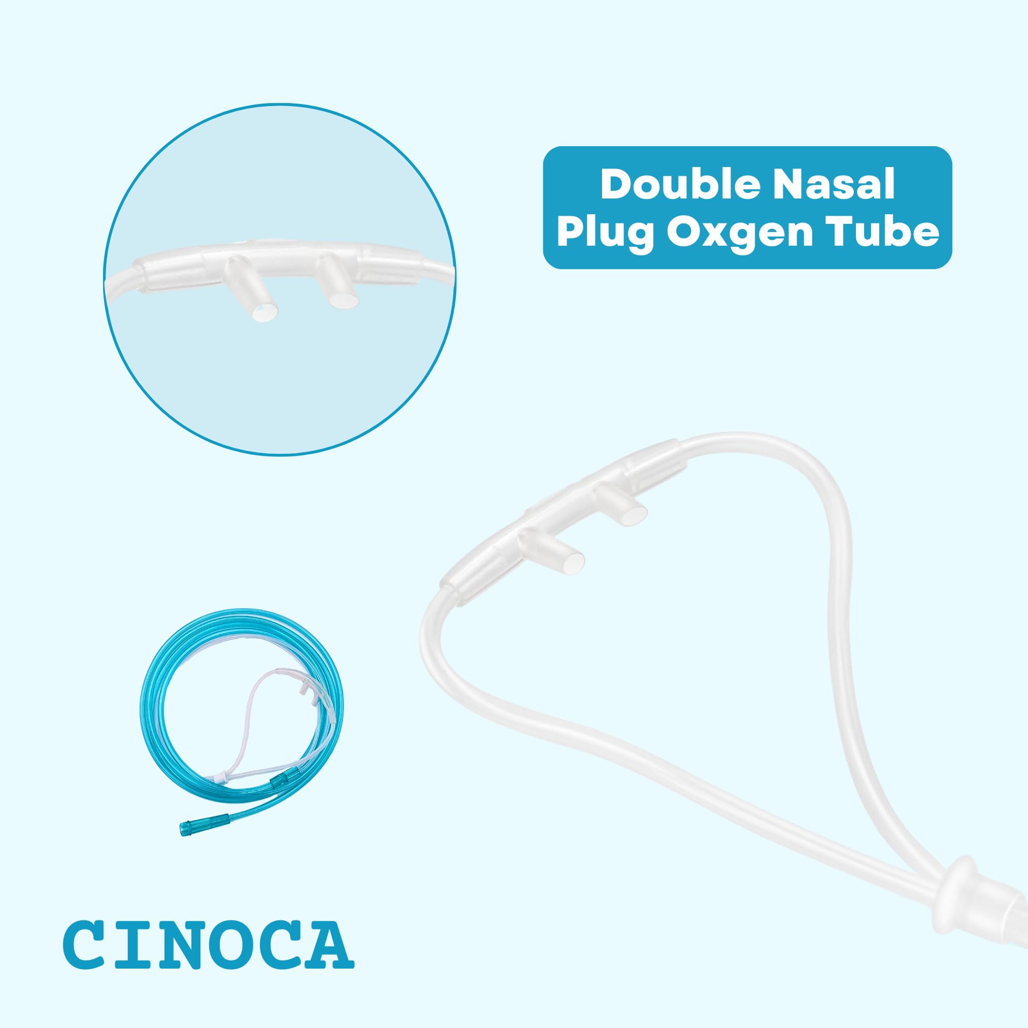 Mua CINOCA 5PCS High Flow, Super Soft 7ft Cannula Nasal Tubing for ...