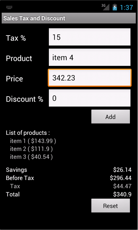 Discount and Sales Tax:Amazon.com:Appstore for Android