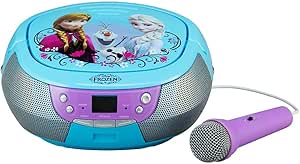 Amazon.com: Frozen FR-430.EX CD Player Boombox with Mic: Home Audio ...
