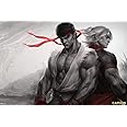 Amazon.com: Street Fighter Ryu Crossed Arms Pose Art CAPCOM Video Game ...