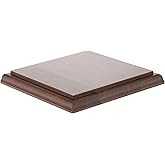 Amazon.com: Plymor Solid Walnut Rectangular Wood Display Base with Ogee ...