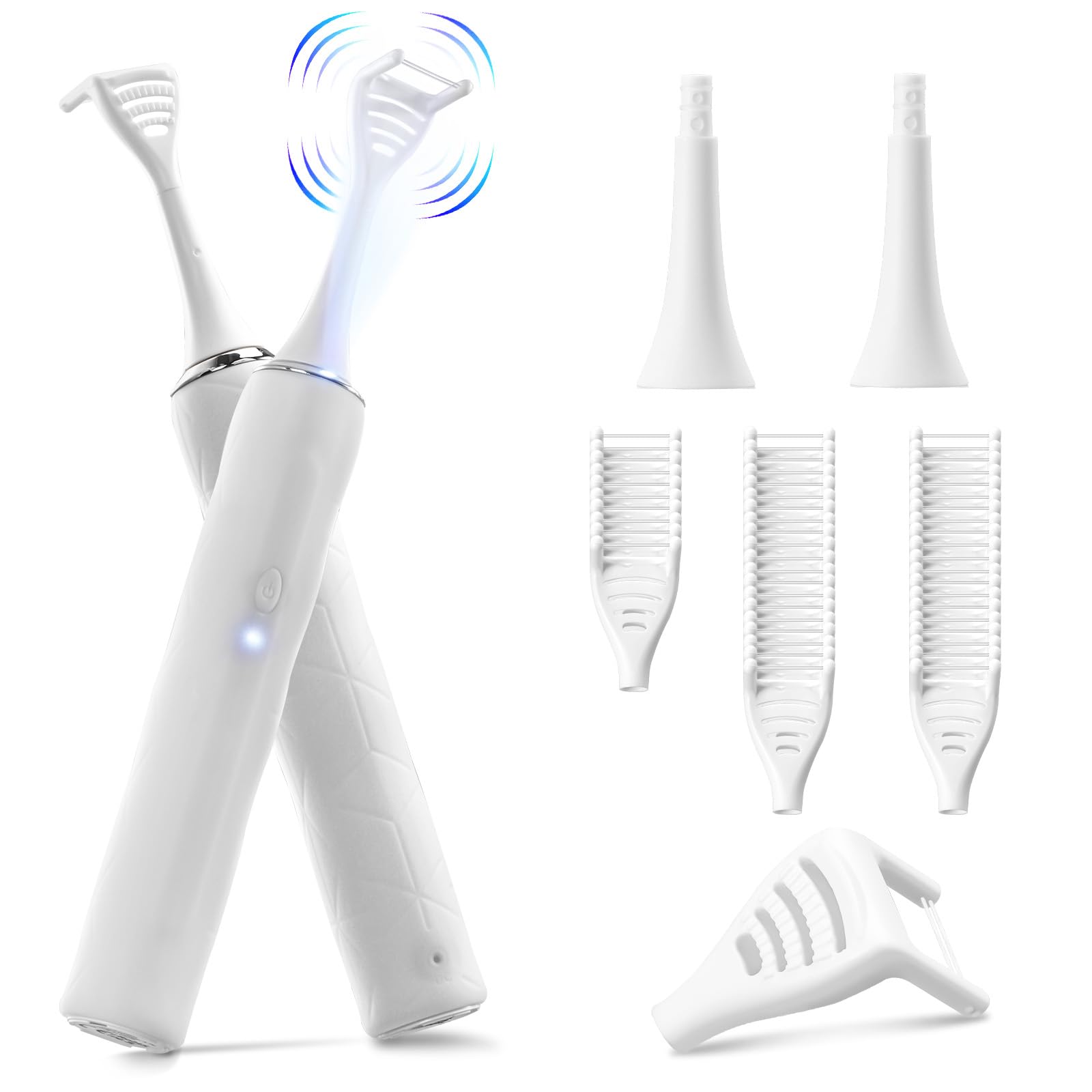 Sollman Electric Flosser for Teeth with 4 Speeds and 50 Replacement ...