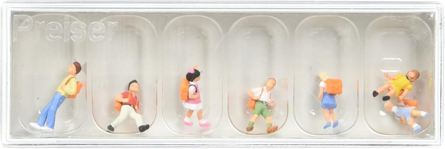 Amazon.com: Preiser 10181 School Children Package(7) HO Model Figure ...