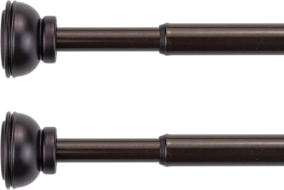 Amazon.com: KXLIFE 1/2-inch Heavy Duty Decorative Spring Tension Rod ...