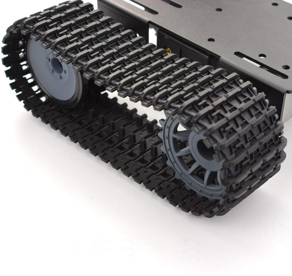 DFRobot Black Gladiator – Tracked Robot Chassis - BigaMart