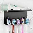 Amazon.com: Linkidea Wall Mounted Toothbrush Holder for Shower ...