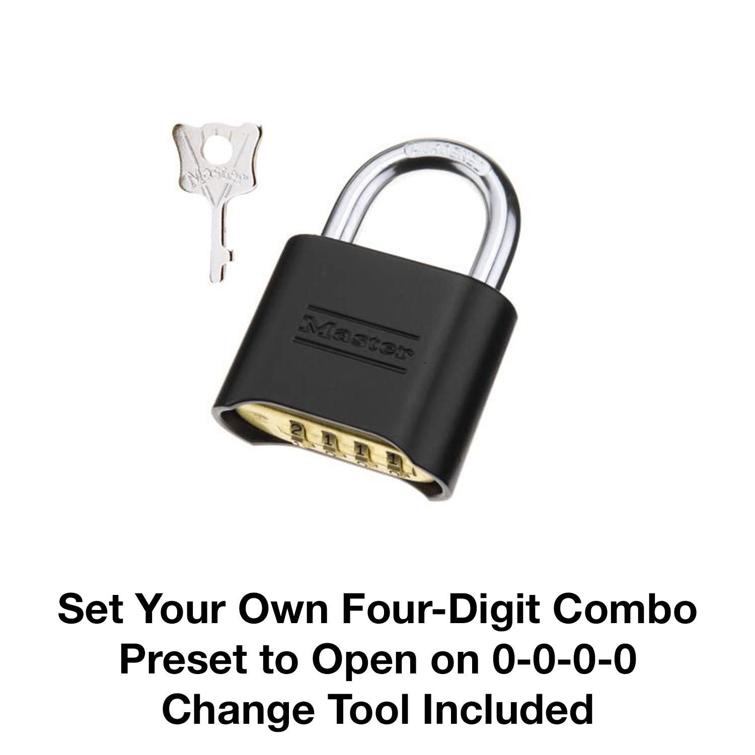 Master Lock Cadenas - combinaison r-armable 178D | eBay