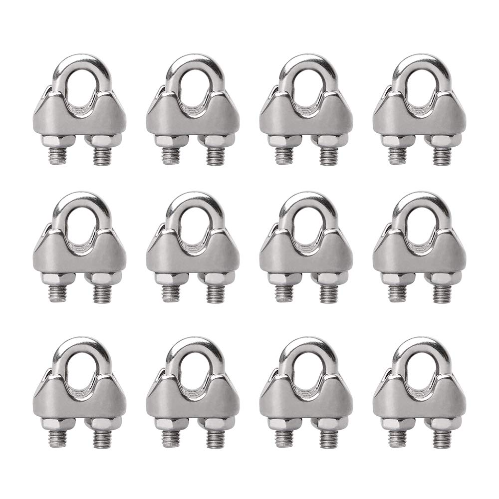 Wire Rope Clip M3 Cable Clamp, U Bolts Saddle Clamp, 304 Stainless ...