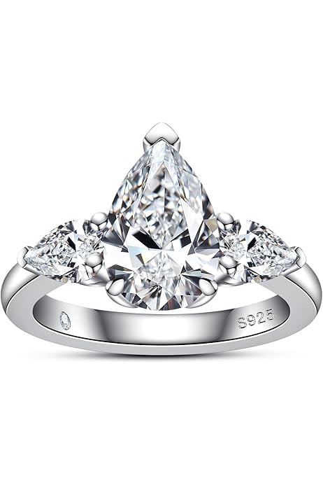 silver wedding ring sets uk