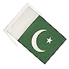 Pakistan Flag 18'' x 12'' cords - Pakistani SMALL flags 30 x 45cm ...