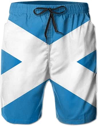 Lumos3DPrint Scotland Flag Men's Swim Trunks Water Beach Shorts with ...