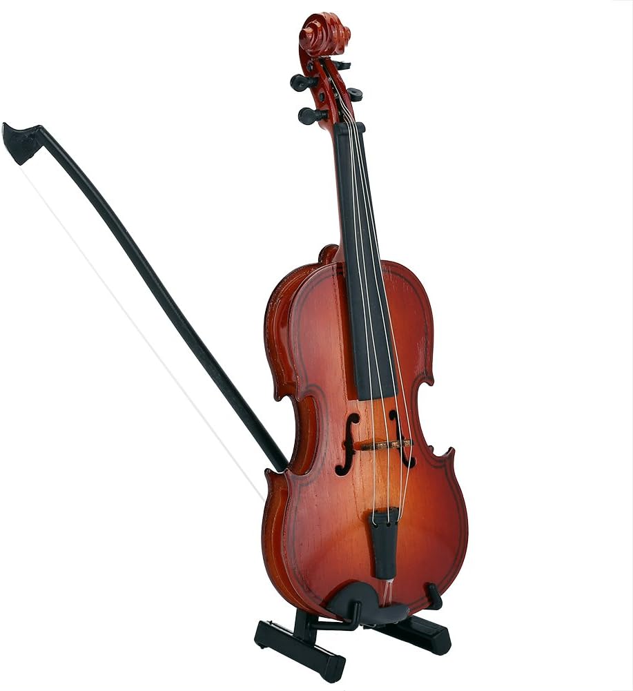 Garosa Mini Violin Model,Wooden Violin Model Display Musical Ornament ...