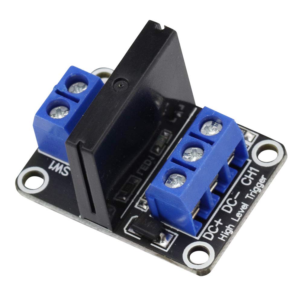 Mua KKHMF 3pcs 5V 1 Channel High Level Sol Relay Module with Fuse,DC ...