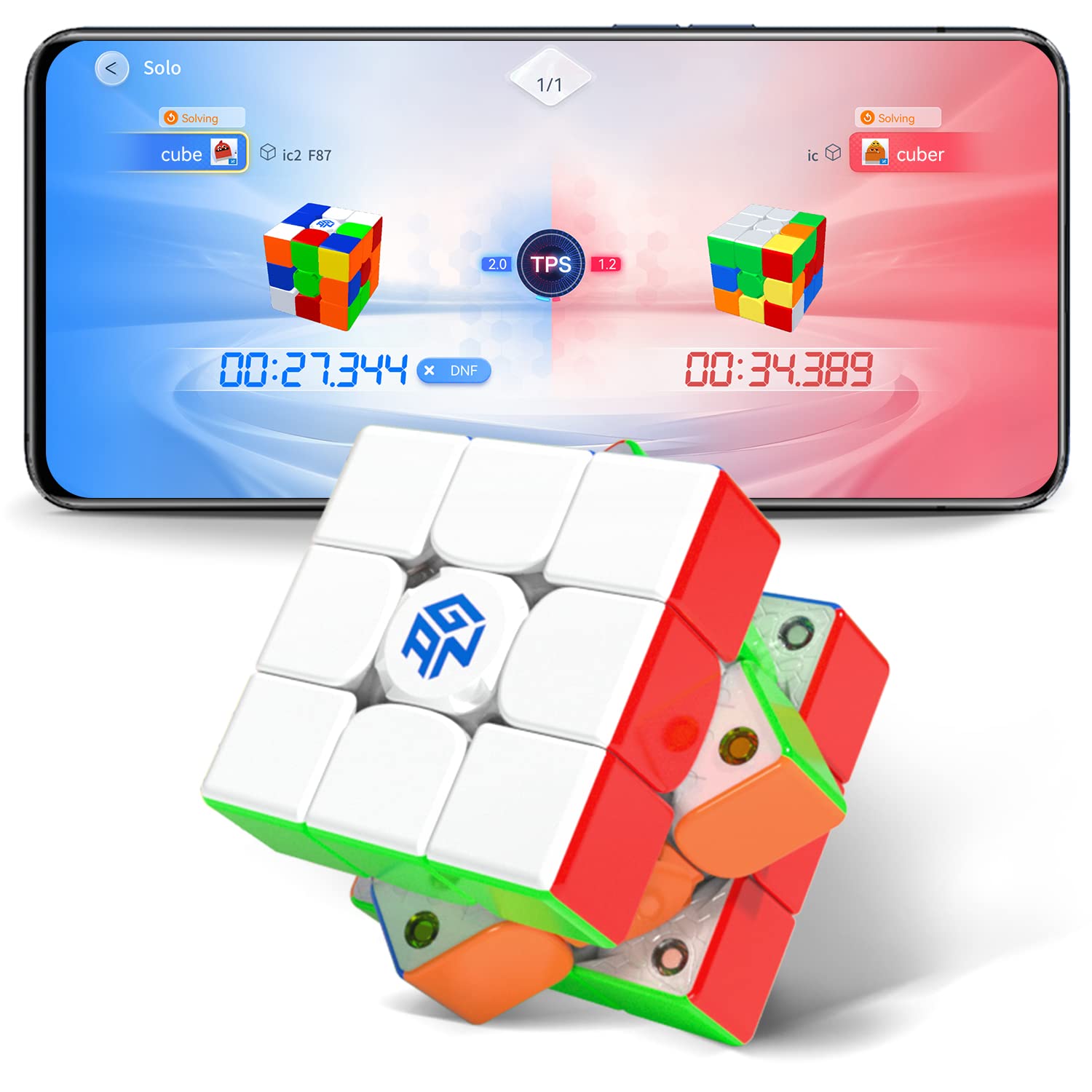 Mua 356 i Carry Stickerless Cube, GAN Smart Cube 3x3 Speed Cube ...