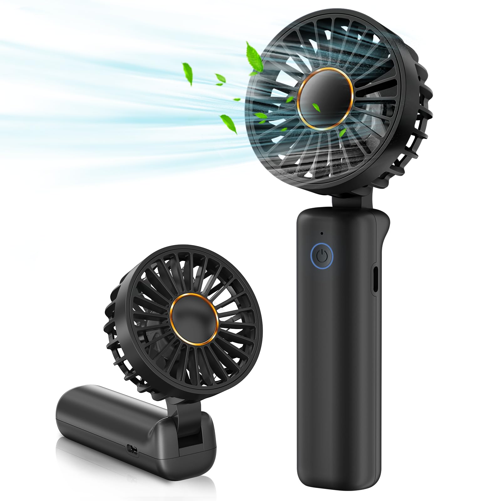 Mua FrSara Portable Fan, Handheld Fan, 3 Levels of Airflow, Type-c ...