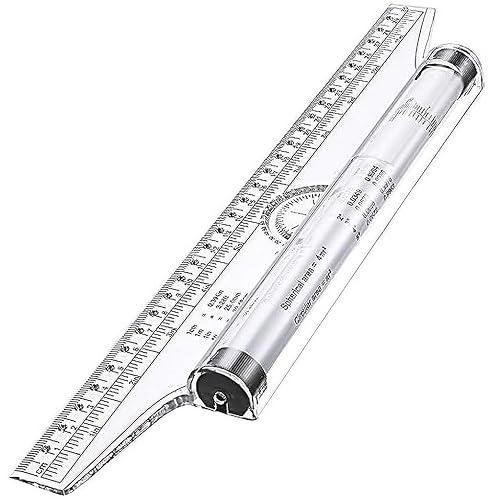 Rolling Ruler Plastic Parallel Rolling Ruler, Multifunctional Drawing ...