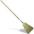 Amazon.com: Handmade Amish Corn Broom with Wooden Handle – 57" Heavy ...