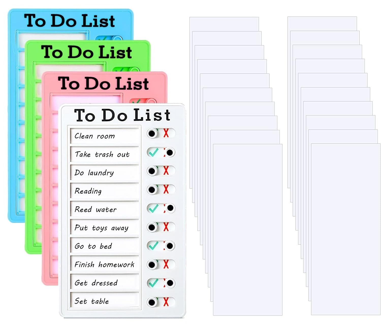 Mua Set of 4 To Do List Checklist, BetterJonny Chore Chart with Notepad ...