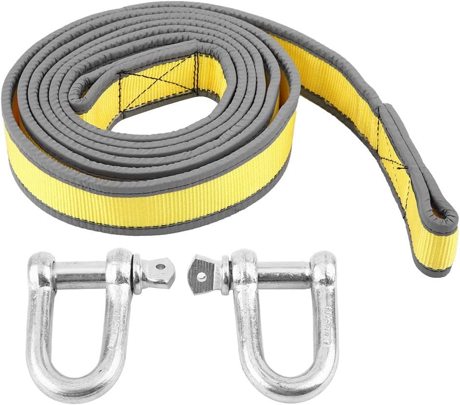 EBTOOLS Tow Towing Pull Rope Strap Cable,Heavy Duty Towing Belt Up to 8 ...