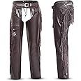 Amazon.com: Assless Leather Chaps for Men and Women – Premium Full Grain Cowhide Western Cowboy ...