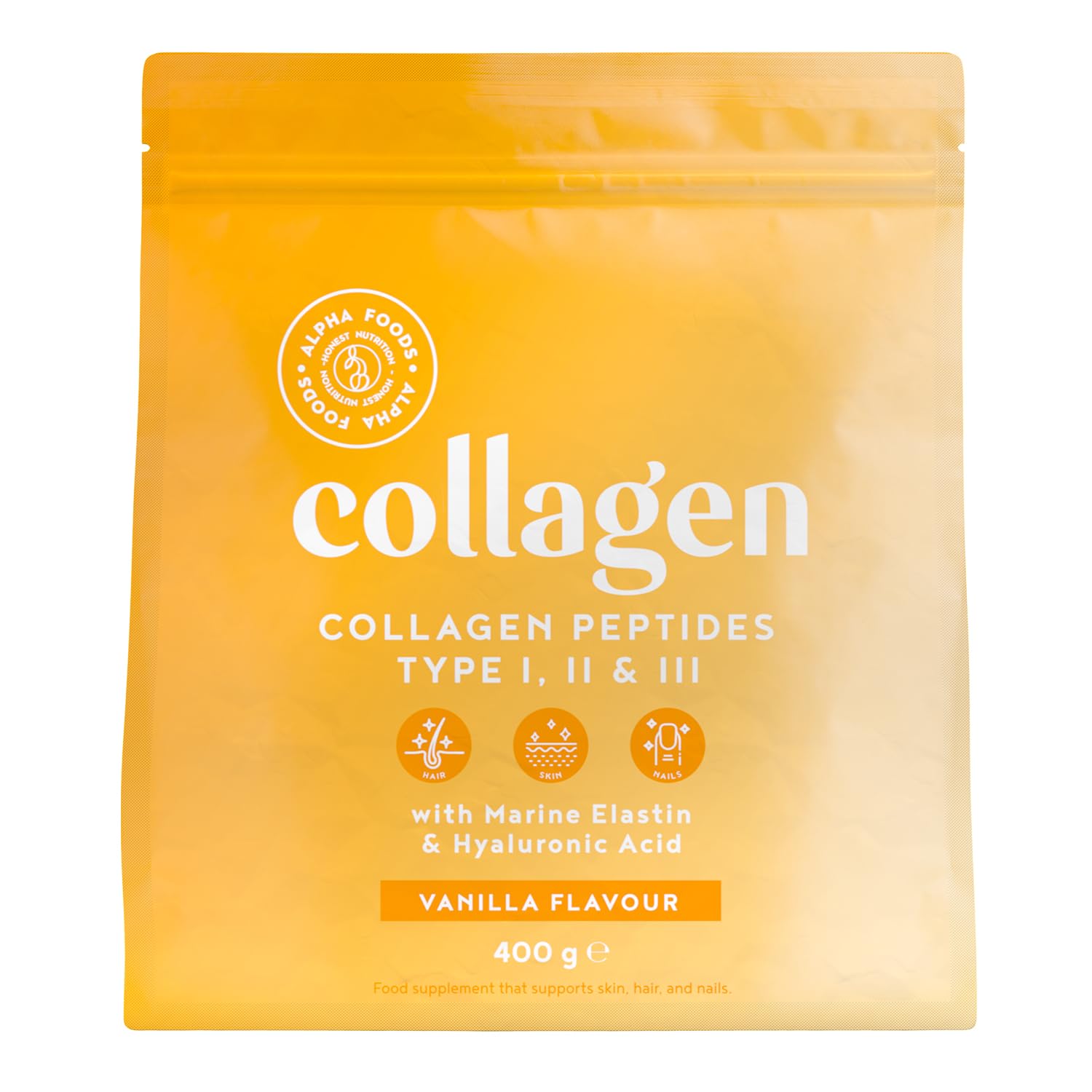 Mua Alpha Foods Collagen Powder (400 g) - Collagen Hydrolysate Peptides ...