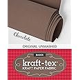 kraft-tex White Original Unwashed: Kraft Fabric Paper, 19” x 1.5 Yard ...