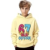 Amazon.com: 67 Hoodie Kids Black Hoodies 6-7 Sweaterss Funny Six Seven ...