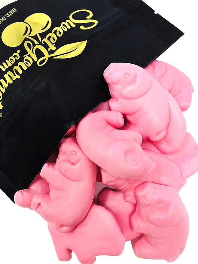 Amazon.com : SweetGourmet Raspberry Pink Gummy Pigs Candy | 2 Pounds ...