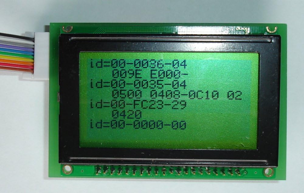 2PCS 5V 12864 LCD Display Module 128x64 Dots Graphic Matrix LCD Blue ...