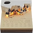 Amazon.com : 3D Memo Pad Magic Castle Calendar with Light, 2025 Art ...